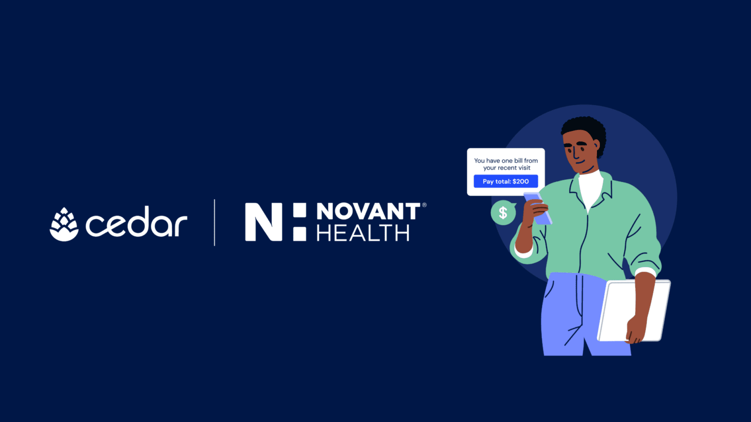 Novant Health Adds $30M+ in Net Profit in 12 Months with Cedar Pay - Cedar